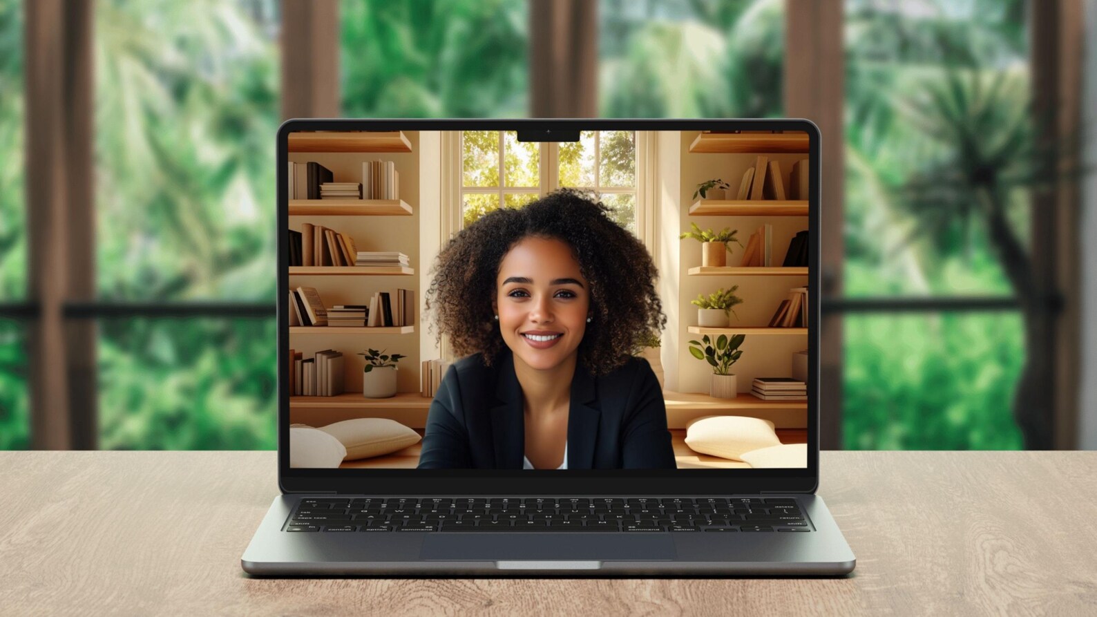 Cozy Reading Nook Virtual Background for Zoom | Professional MS Teams ...