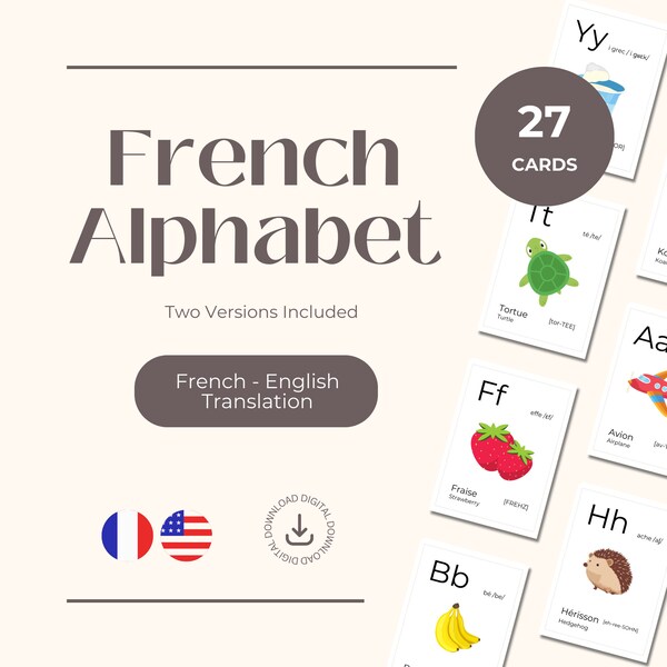 French Alphabet - Etsy