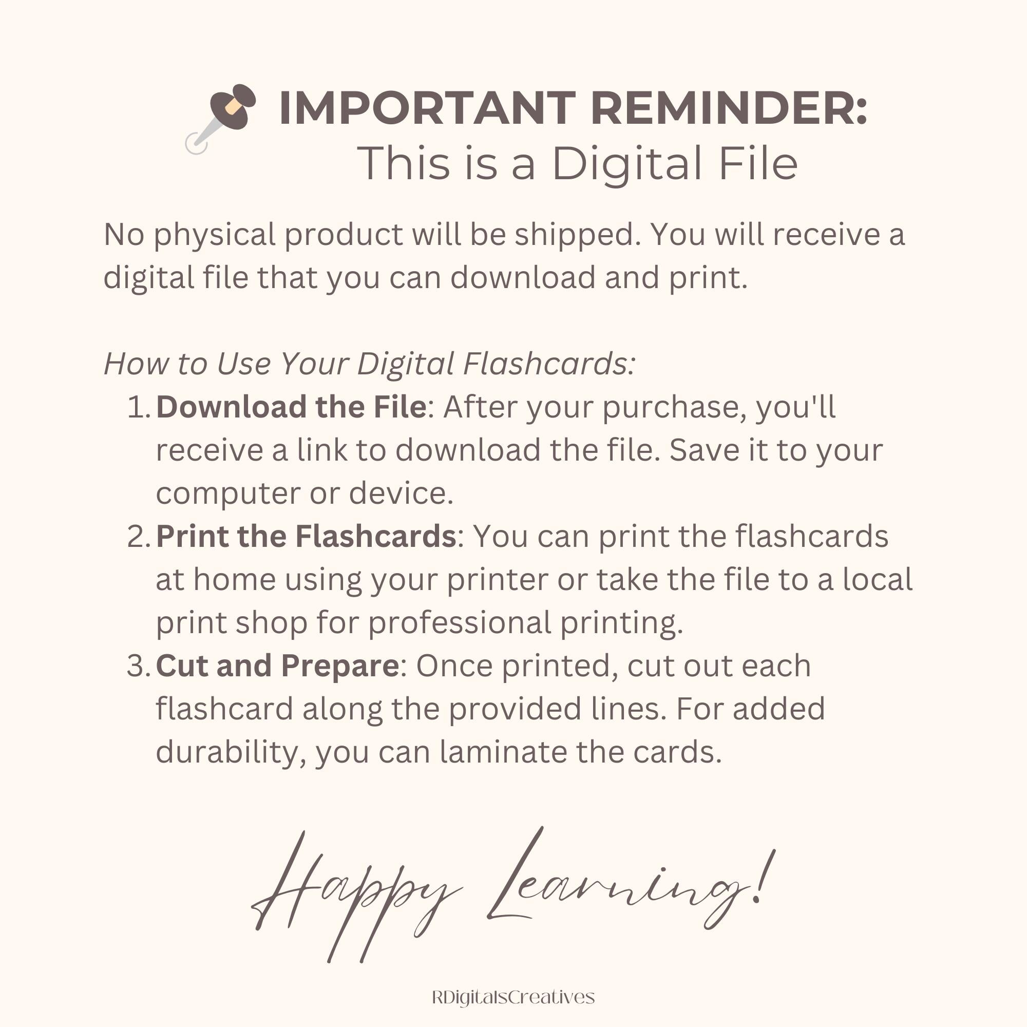 Arabic Alphabet Flashcards for Kids and Beginners English Translation ...