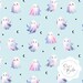 Sea Life Seamless Pattern, Ocean Animals Repeat Pattern, Under the Sea ...