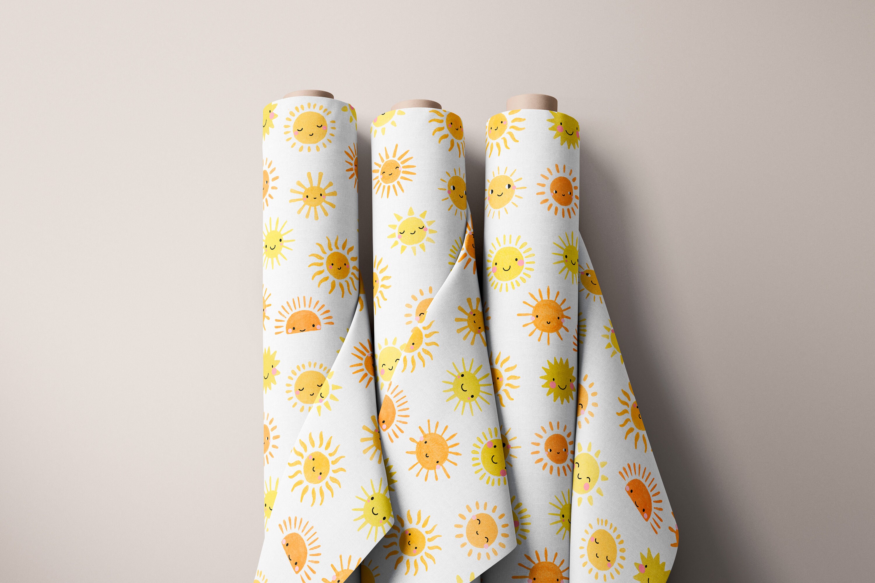 Sunshine Seamless File Sunshine Digital Pattern Sunshine Seamless ...