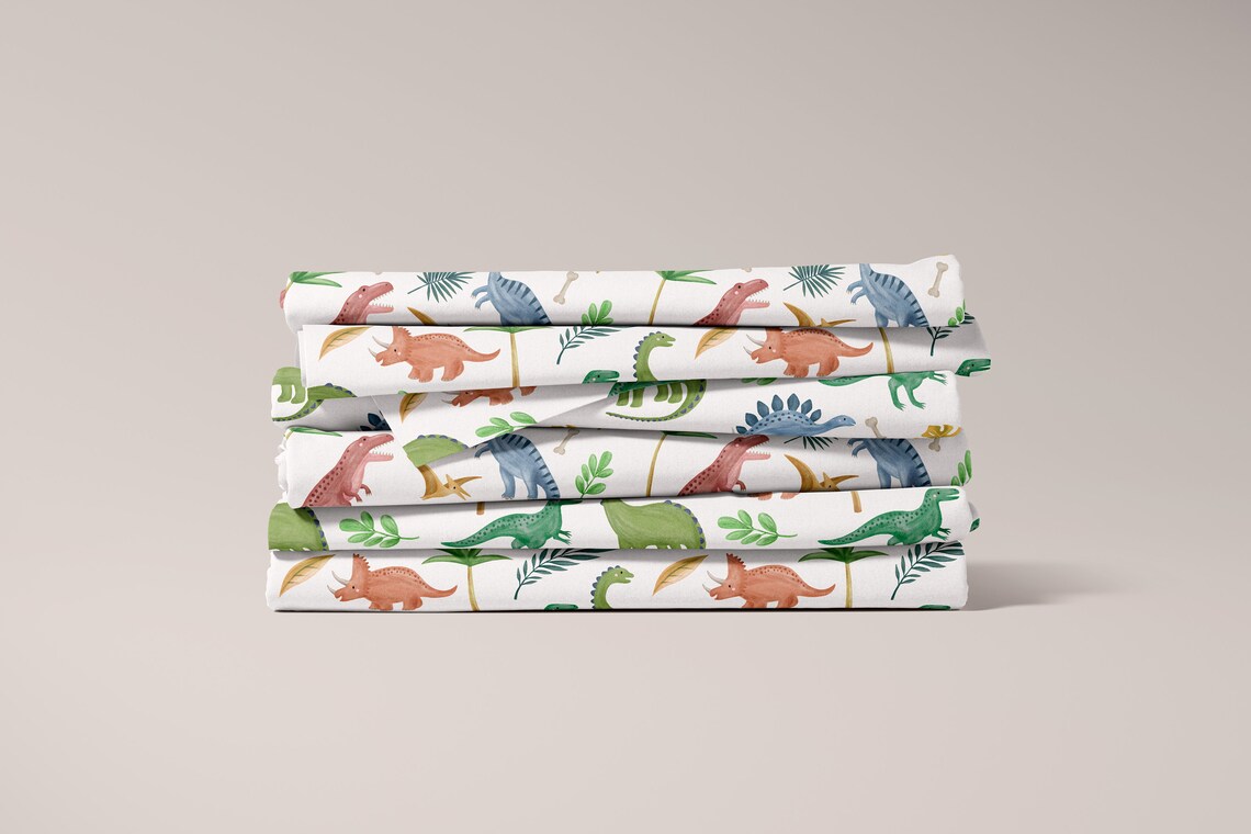 Dinosaur Seamless Repeat Dinosaur Repeat Pattern Dinosaur Fabric ...