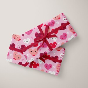 Valentines Seamless File Heart Digital Pattern Love Heart Seamless ...