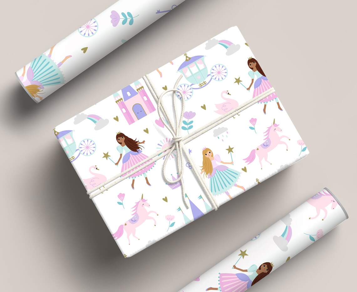 Princess Seamless Repeat Princess Repeat Pattern Princess Fabric ...