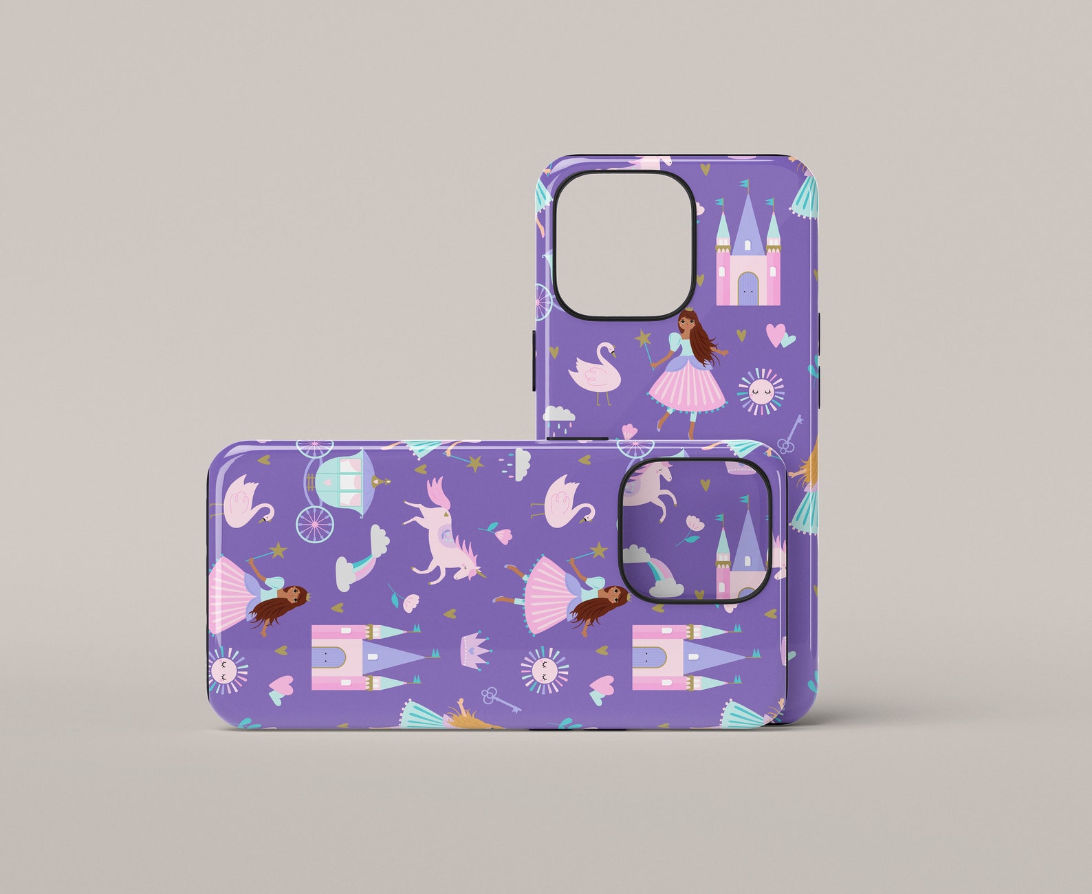 Princess Seamless Repeat Princess Repeat Pattern Princess Fabric ...