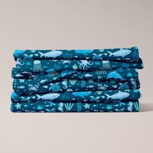 Sea Life Repeat Pattern, Under the Sea Seamless File, Ocean Animals ...