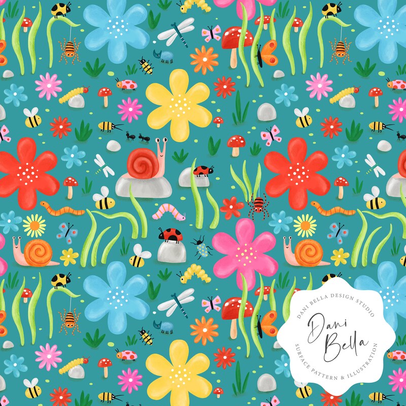 Insect Fabric - Etsy