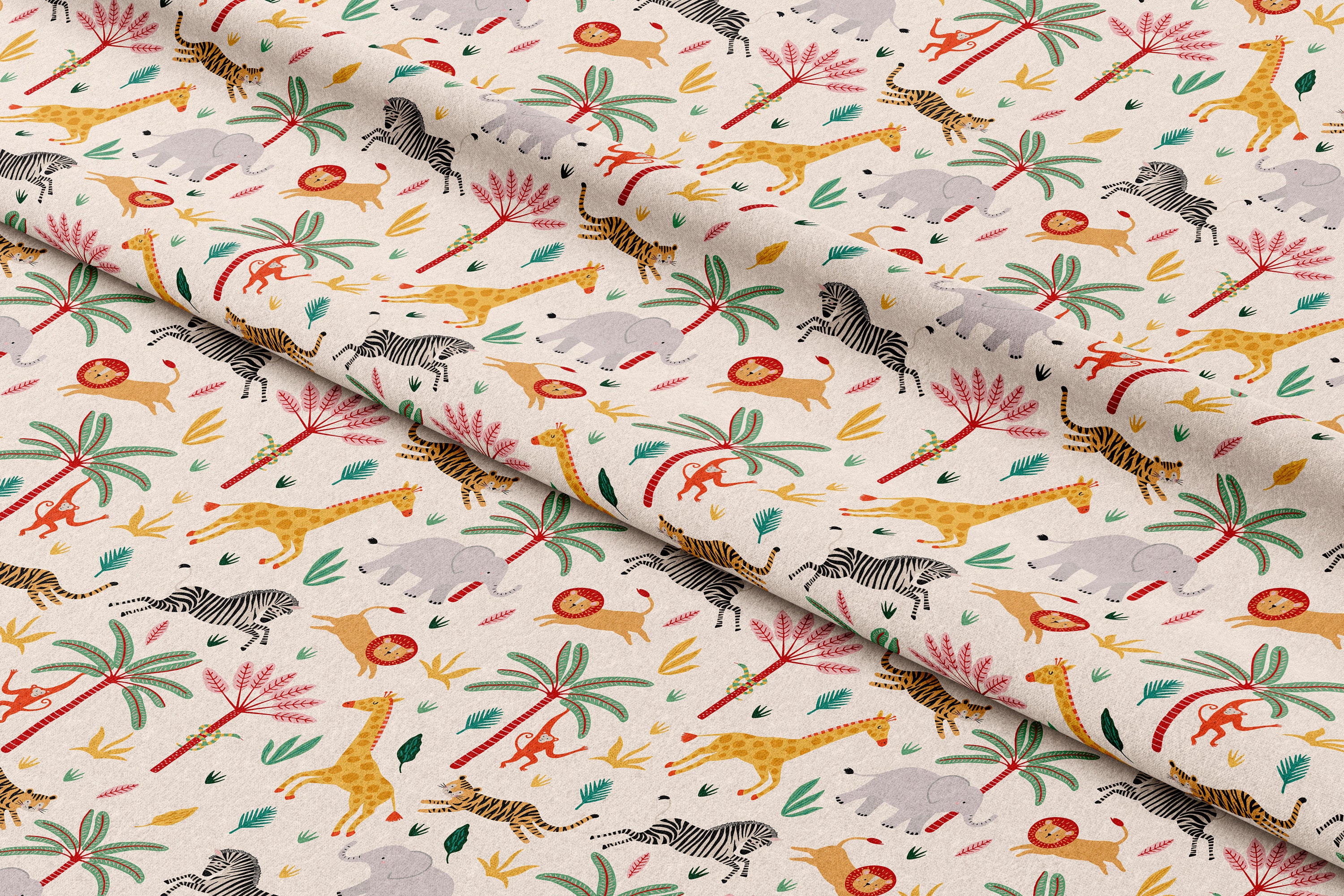 Jungle Seamless File Jungle Digital Pattern Jungle Seamless Pattern ...