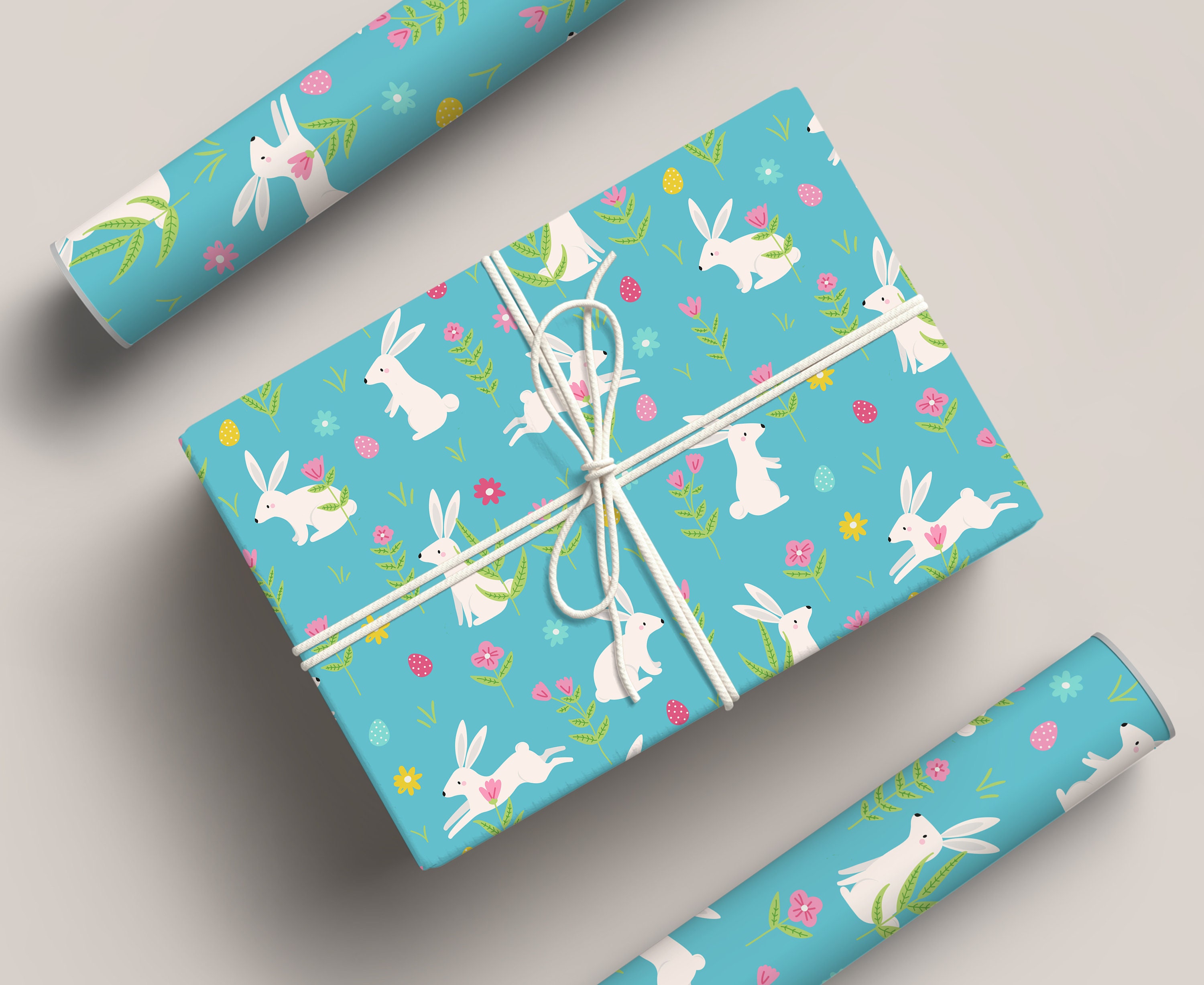 Bunny Rabbit Seamless Repeat Bunny Repeat Pattern Rabbit Fabric Pattern ...