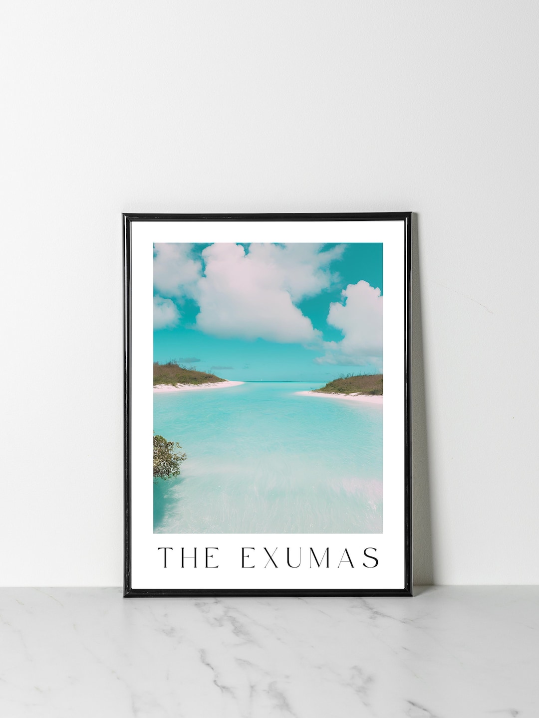Exumas Bliss: Beautiful Caribbean Seascape Art Printed Poster ...