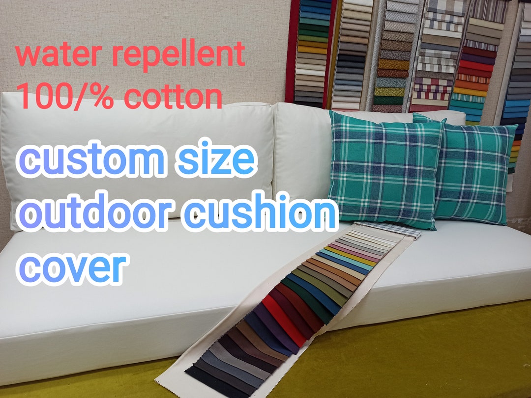 Custom Size Outdoor Cushion Cover, Outdoor Cushion Cover, Waterproof ...