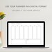 Weekly Planner Printable Landscape, Minimalist Weekly Schedule, Week at ...