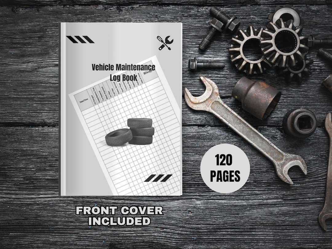 Vehicle Maintenance Log Book, Vehicle Service Tracker, Vehicle Repairs ...