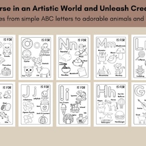 Coloring Pages - Printable - Alphabet - Worksheets - Kindergarten ...