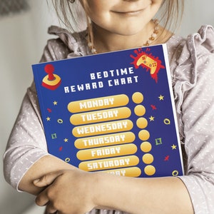 Video Game Themed Reward Chart Bundle 5 Digital Printable Reward Charts ...