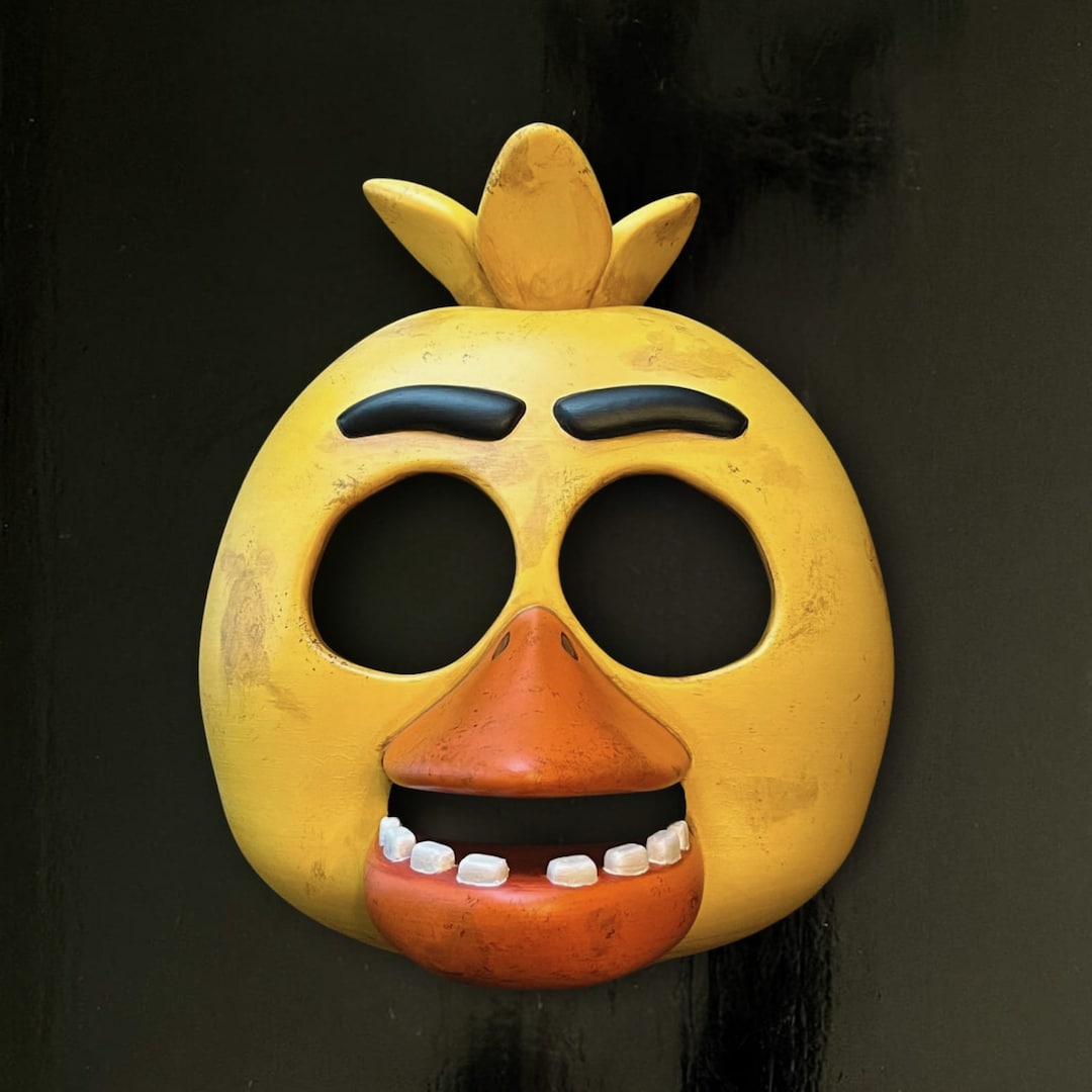 Chica Mask DIGITAL File for 3D Printing (FNAF / Five Nights at Freddy’s ...