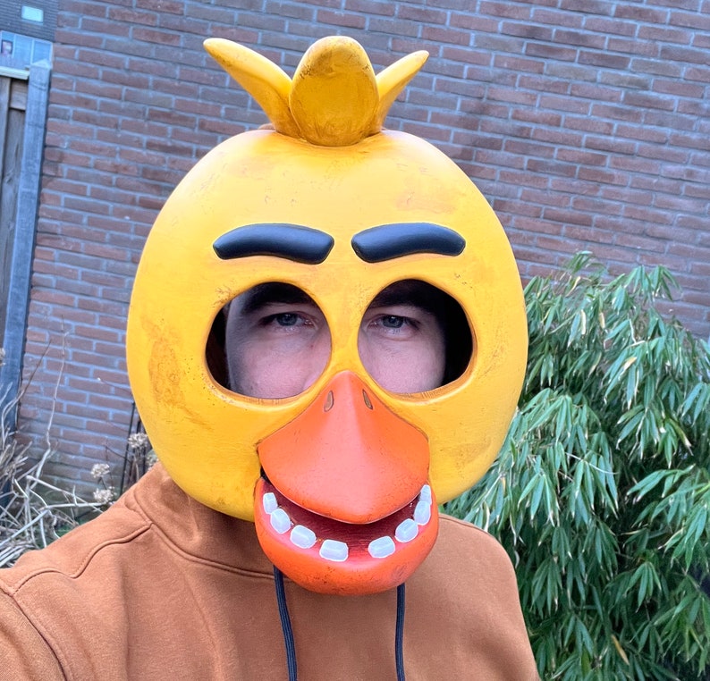 Chica Mask DIGITAL File for 3D Printing (FNAF / Five Nights at Freddy’s ...