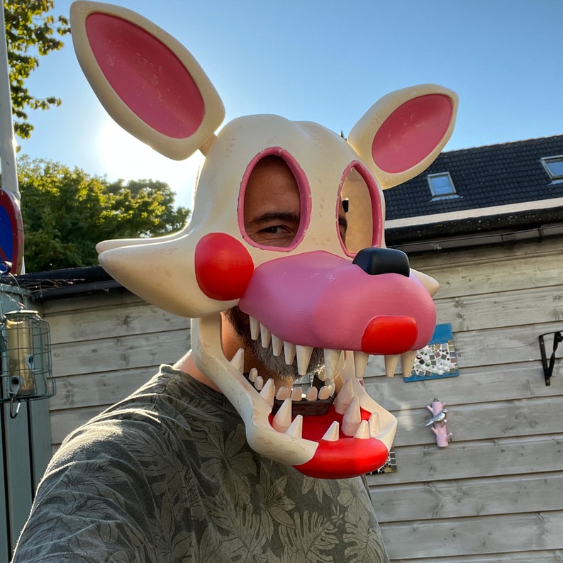 Mangle Mask DIGITAL File for 3D Printing (FNAF / Five Nights at Freddy ...