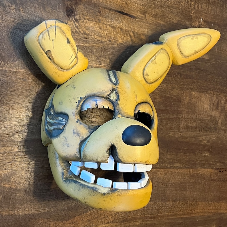 Spring Bonnie / Yellow Rabbit Mask DIGITAL File for 3D Printing (FNAF ...