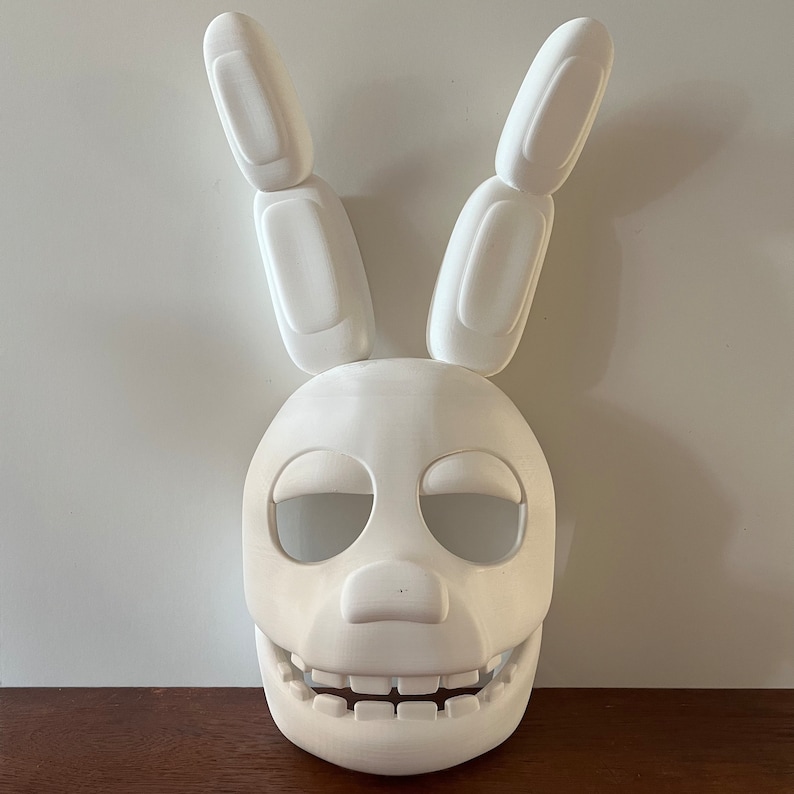 Spring Bonnie Mask DIGITAL File for 3D Printing (FNAF / Five Nights at ...