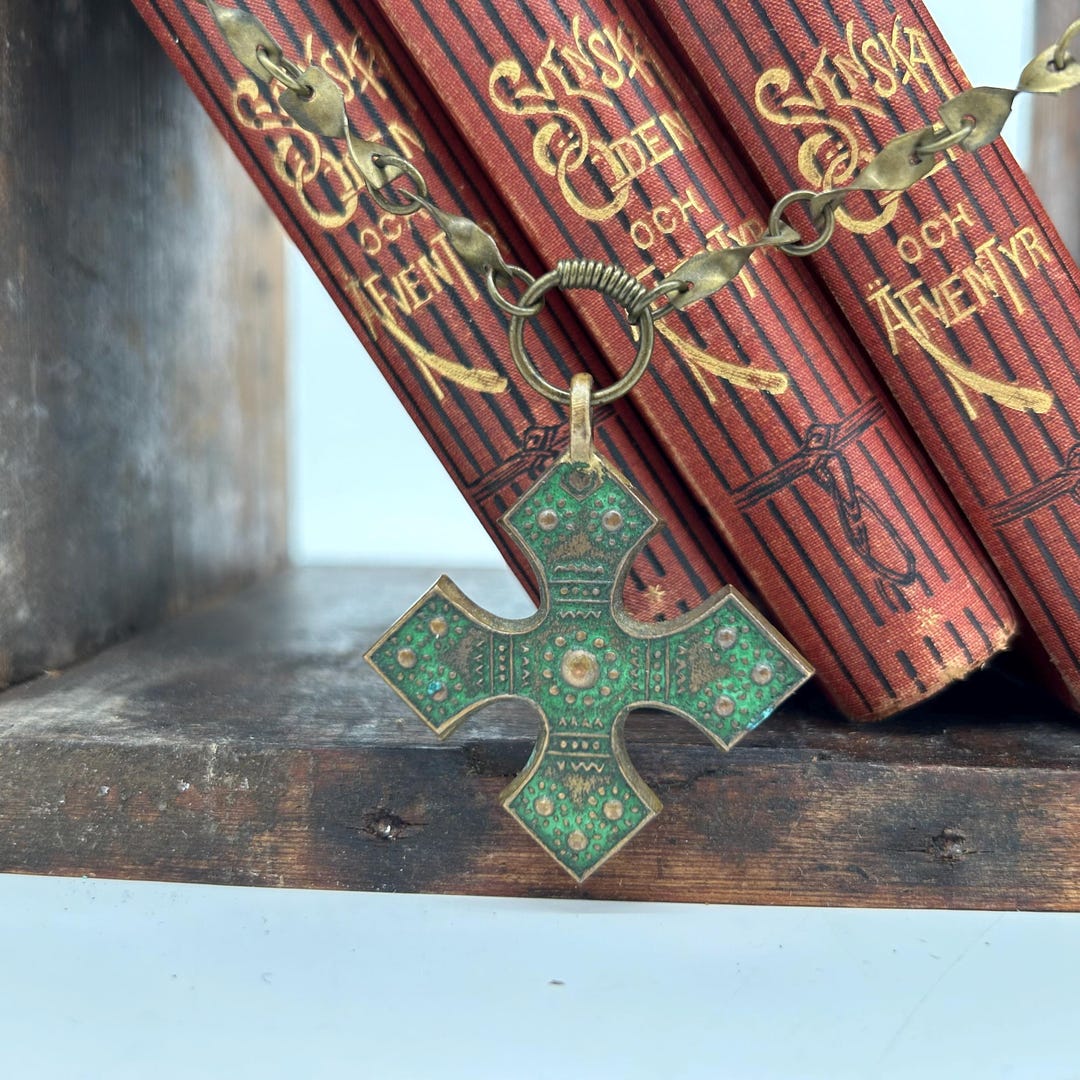 Kalevala Koru, CROSS, the VIKING Jewelry, Bronze Necklace, Vintage ...