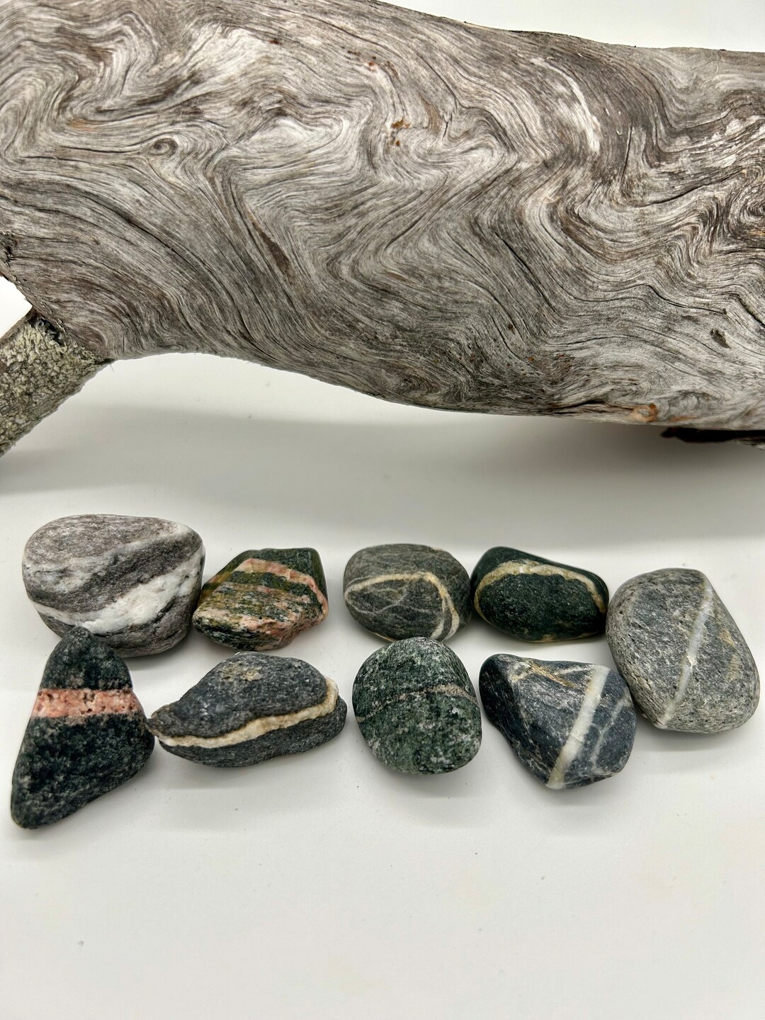 Norwegian Fjord Wishing Stone: Natural Striped Pebble - Etsy