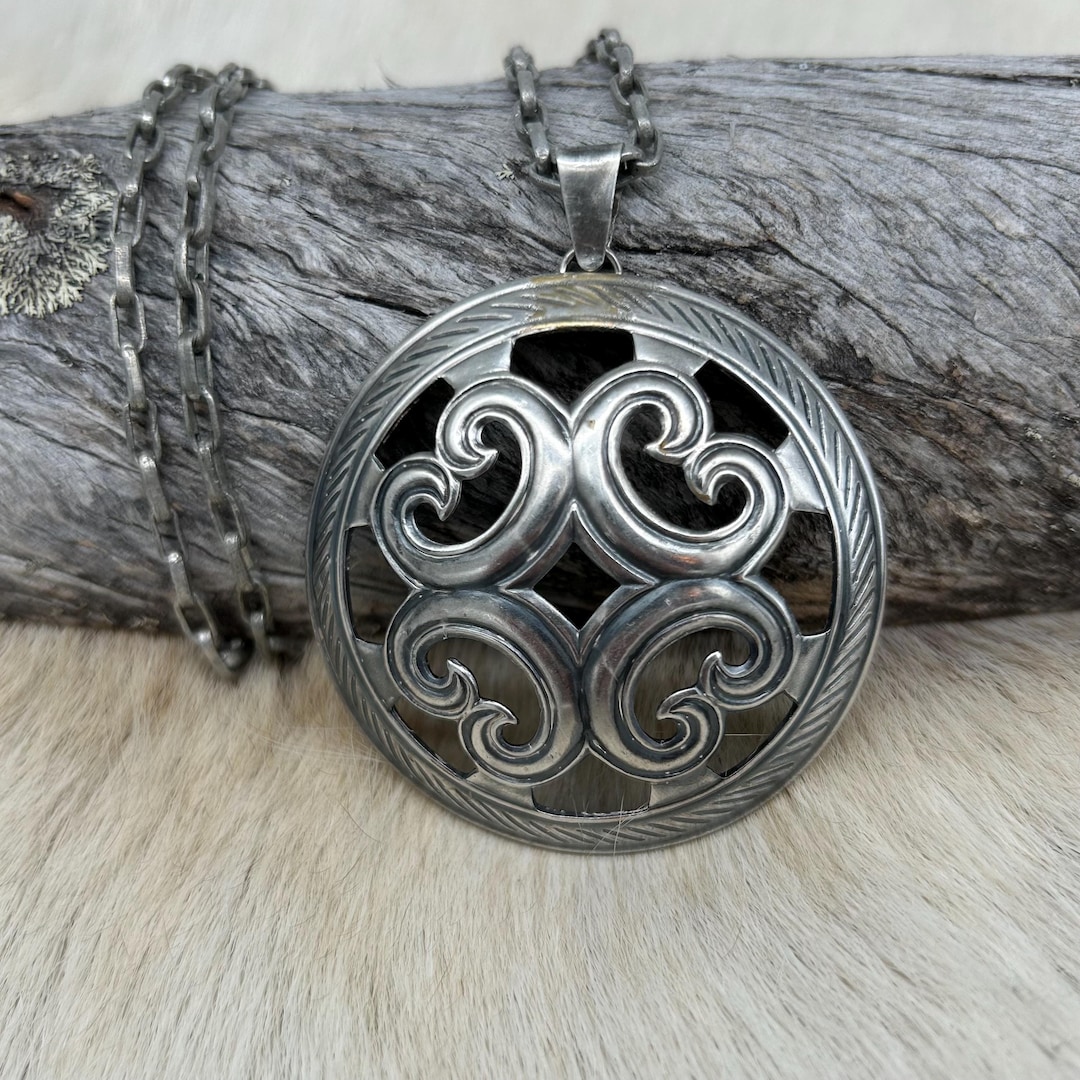 Vintage Kalevala Koru Pendant Necklace: Finnish Viking Jewelry - Etsy