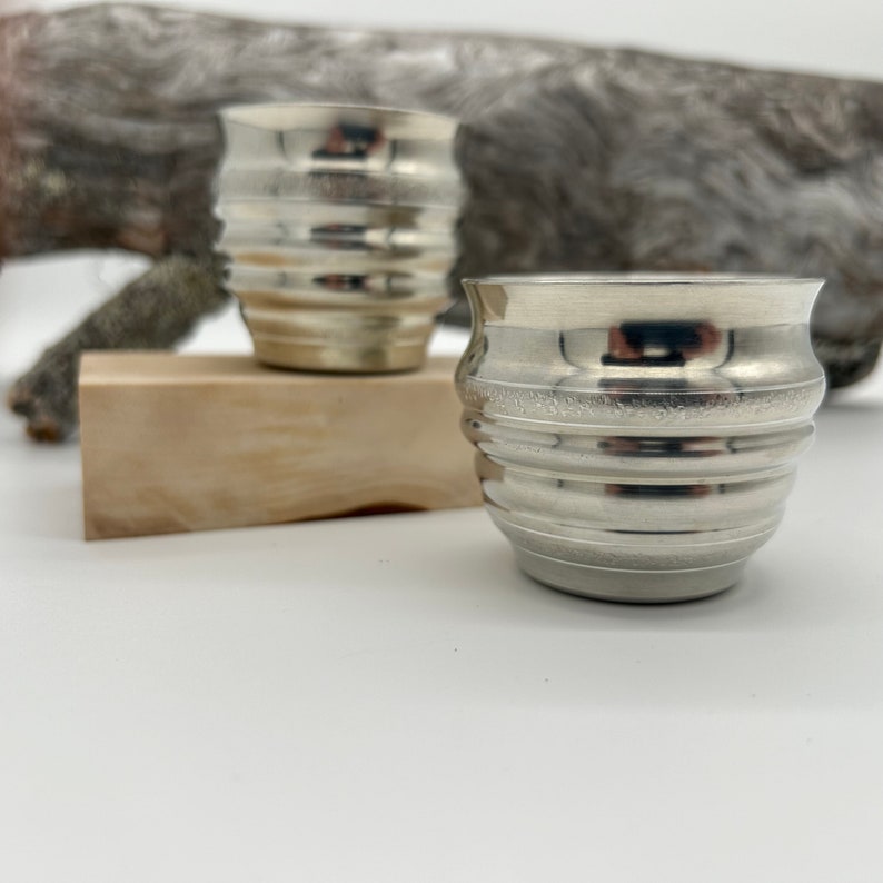Vintage Sámi Pewter Shot Cups: Jokkmokk Tenn, Swedish Lappland (set of ...