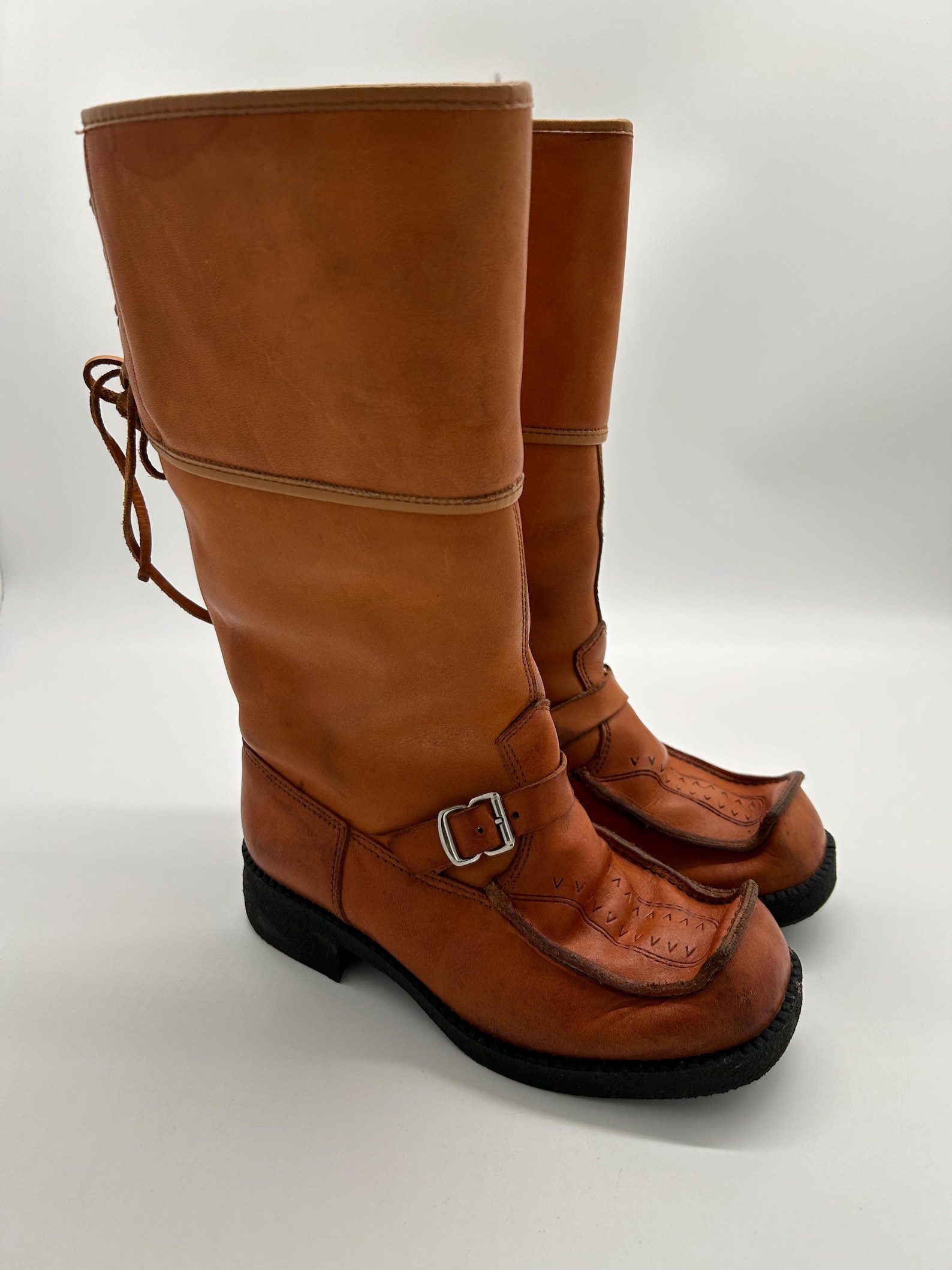 Finish/lappish SÁMI BOOTS, Size 35, Unisex, Unused, Leather, Vintage ...