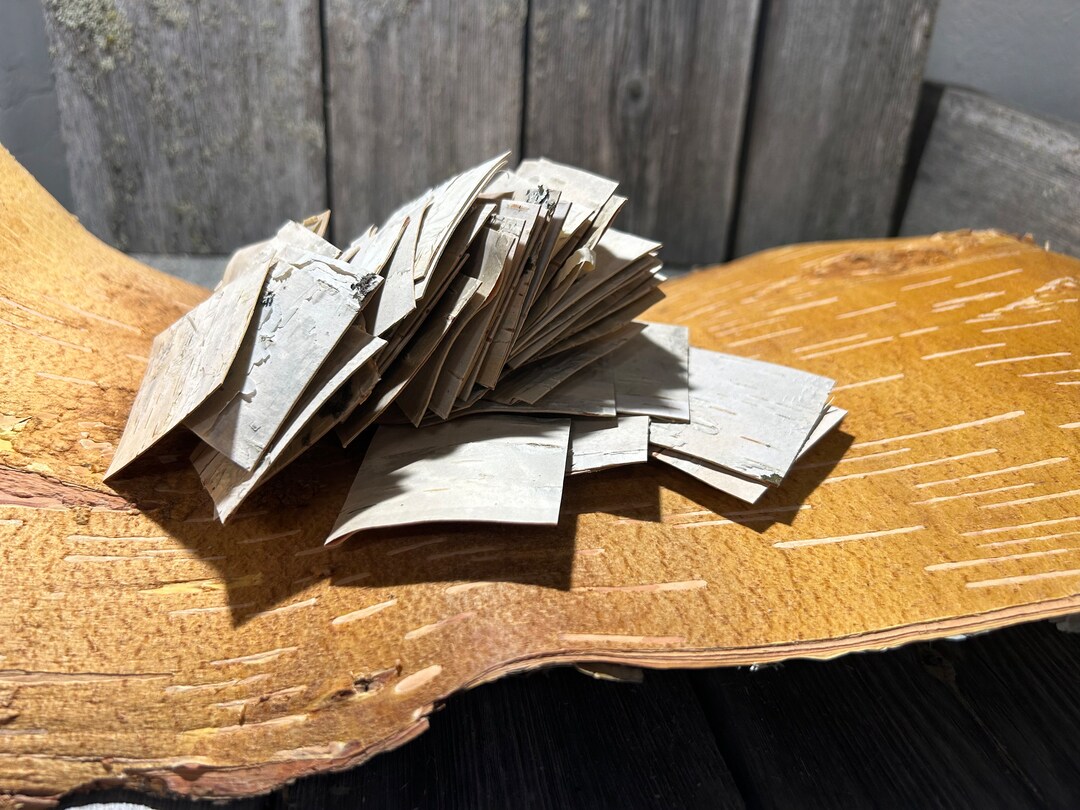 BIRCH BARK SHEETS, 20 Pieces Set, 100% Natural Product, Hand Made, From ...