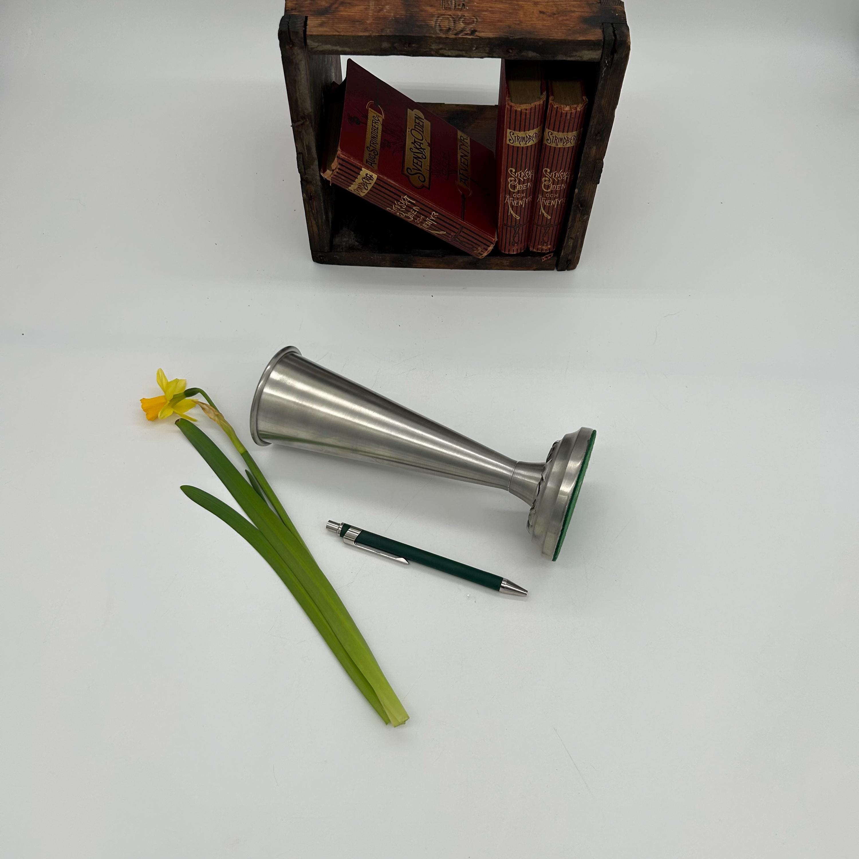 Norwegian HAGNESS Pewter Vase, Viking-inspired, Nordic Design, Norway ...