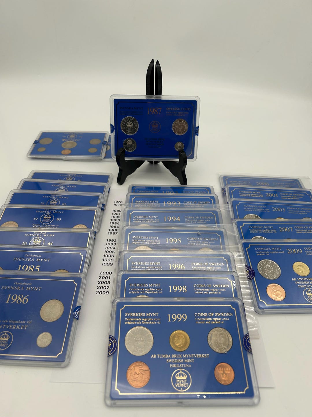 Swedish Annual Coin Sets, Price per Unit, Anniversary/birth-day ...