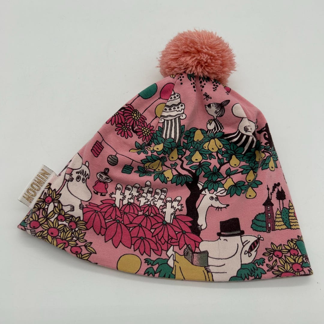 MOOMIN Girl's CAP With Pompom, Size 46/48 by Martinex Finland, Organic ...