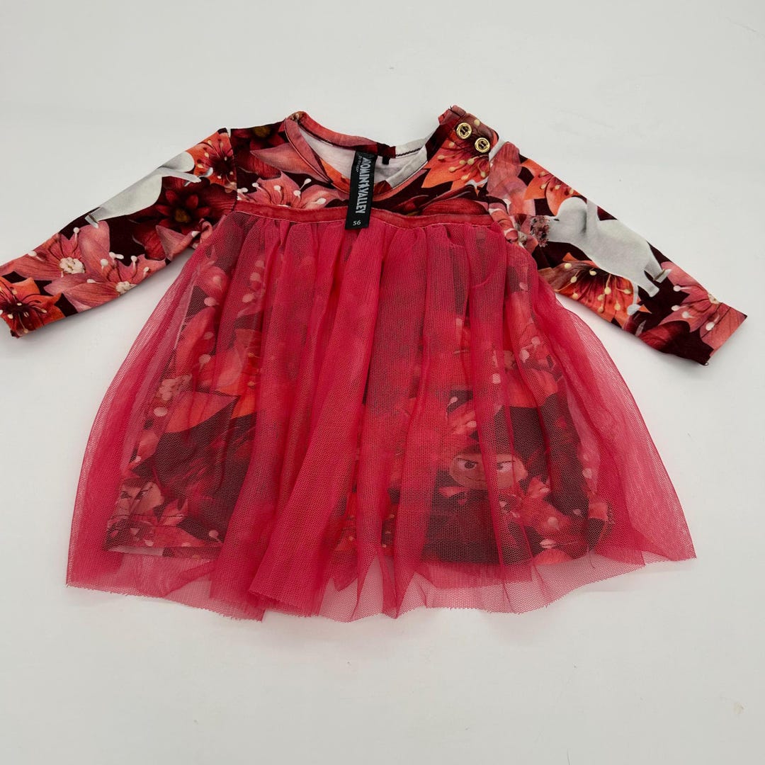 MOOMIN Girl Dress, MOOMIN VALLEY, Size 56, by Martinex Finland, Vintage ...
