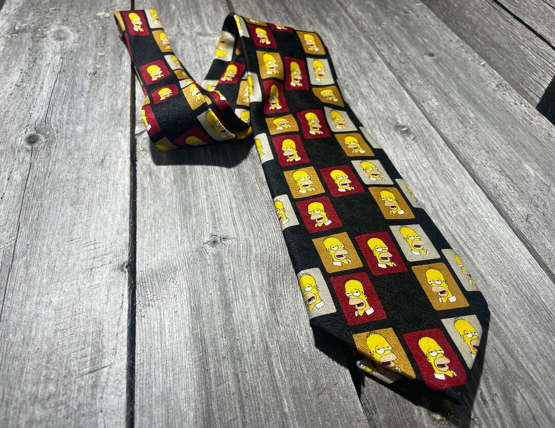 The SIMPSONS Tie, Vintage From 2003, Unused, Brand New - Etsy