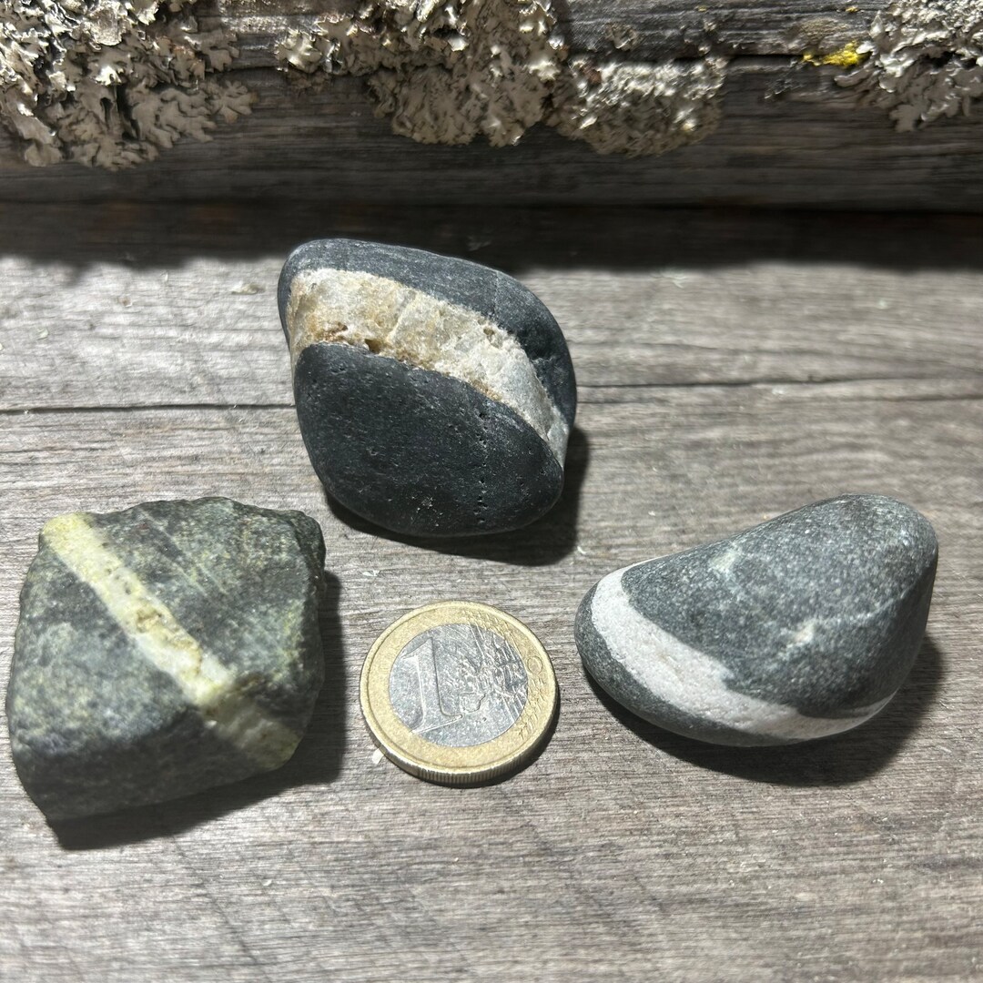 WISHING STONE Wishing Stone, Lucky Stone, Natural Stripped Pebble, Rare ...