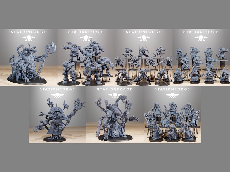 Raticus Pack01 Stl Files for 3D Printing 28mm Scale - Etsy