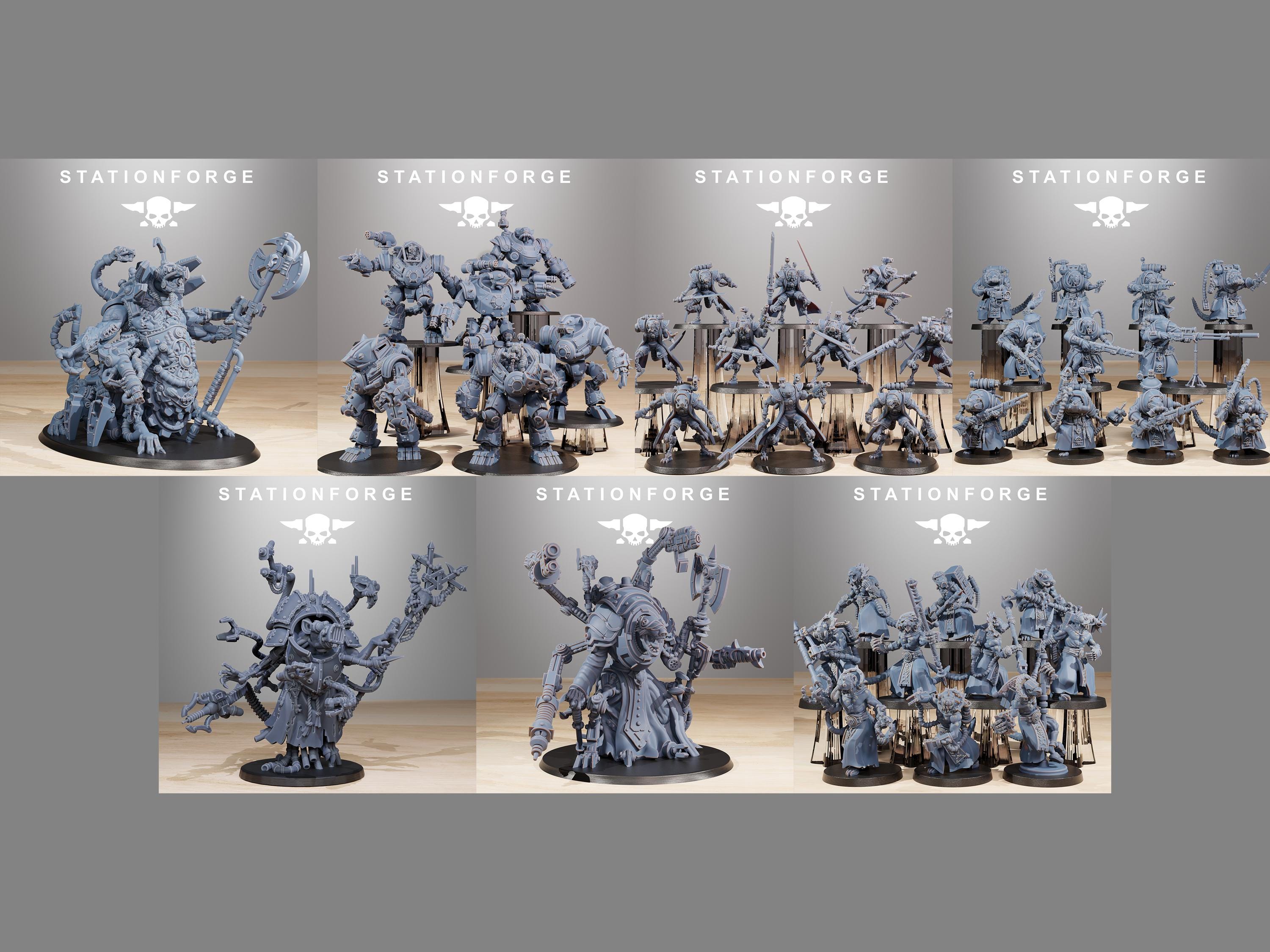 Raticus Pack01 Stl Files for 3D Printing 28mm Scale - Etsy