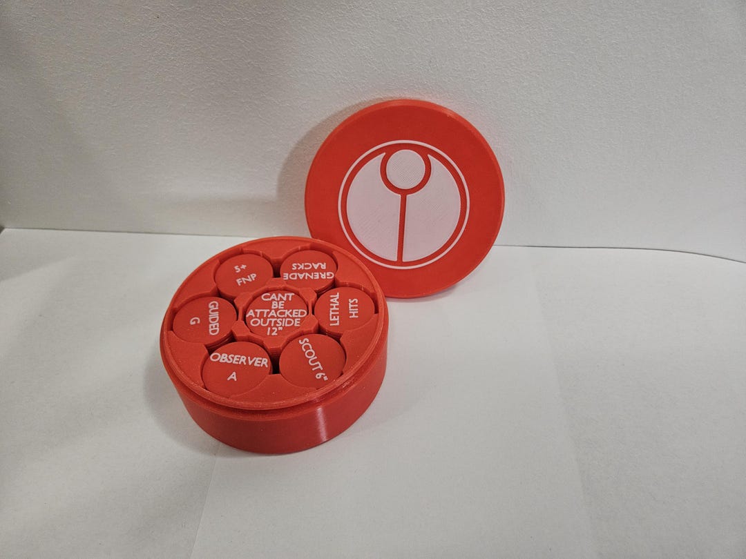 Greater Good Army Token Set for Warhammer40k 10th Edition 70 Tokens Red ...