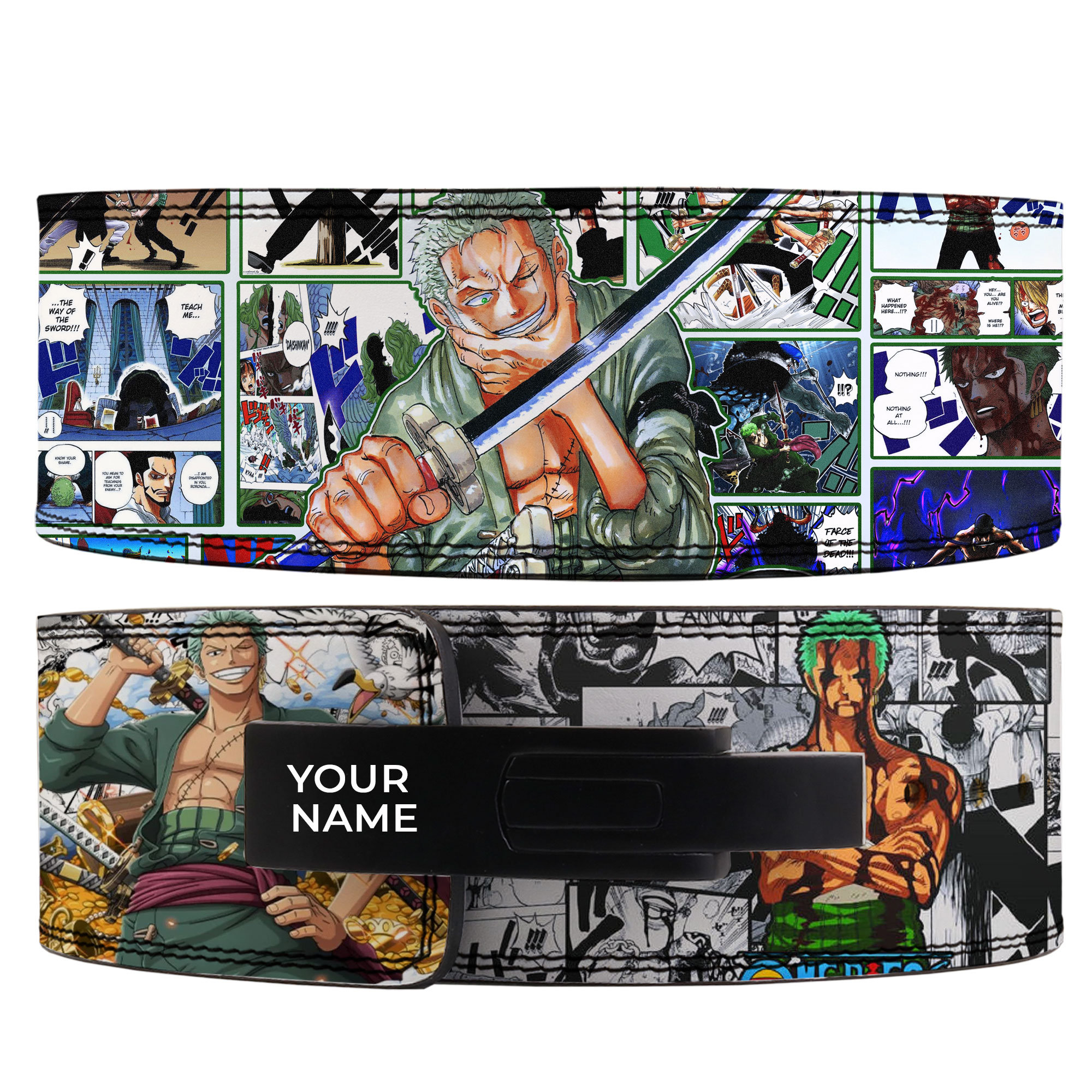 One Piece Zoro Anime Character Belt powerlifting Custom Lever - Etsy
