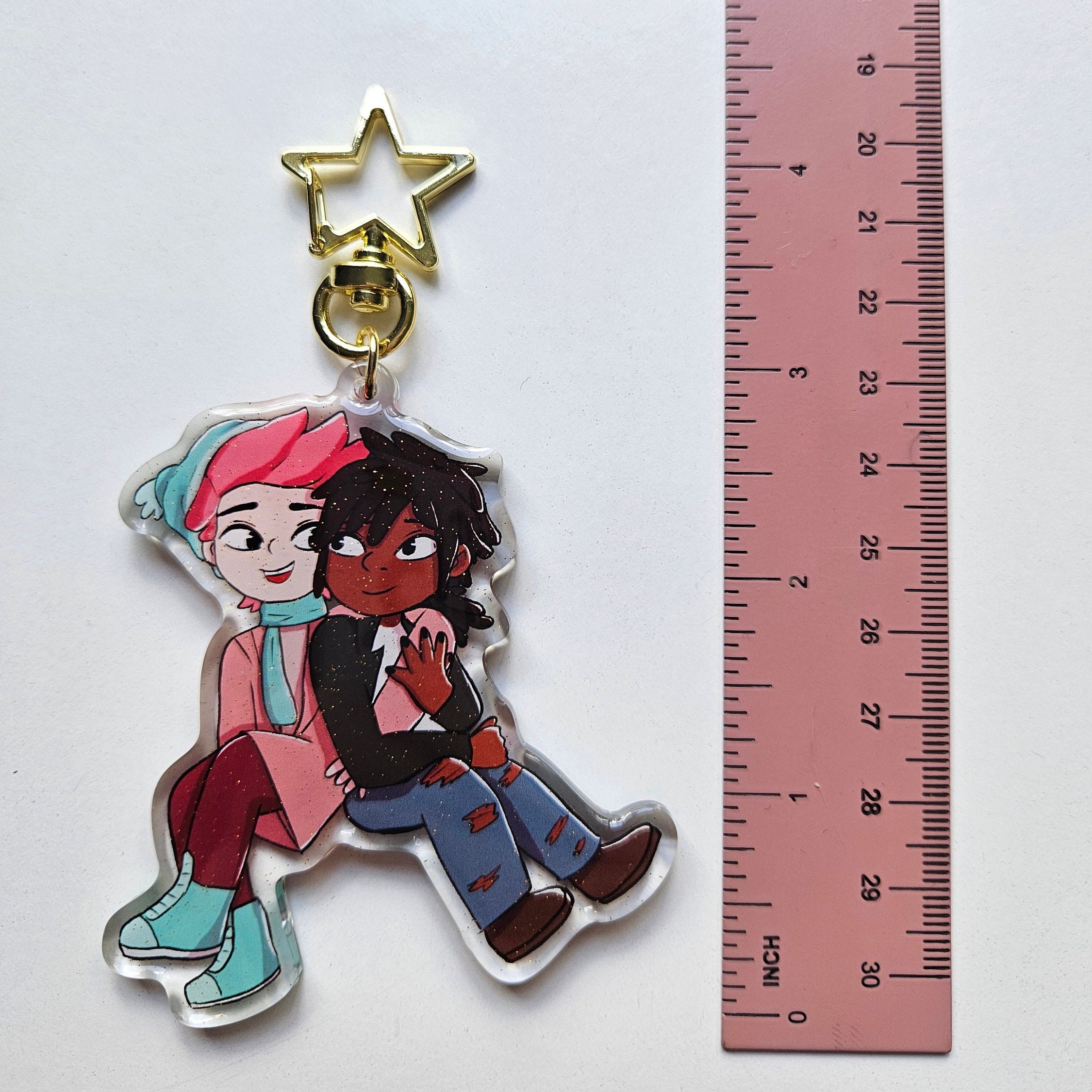 Gary Prince and Marshall Lee Gumlee Acrylic Keychain - Etsy