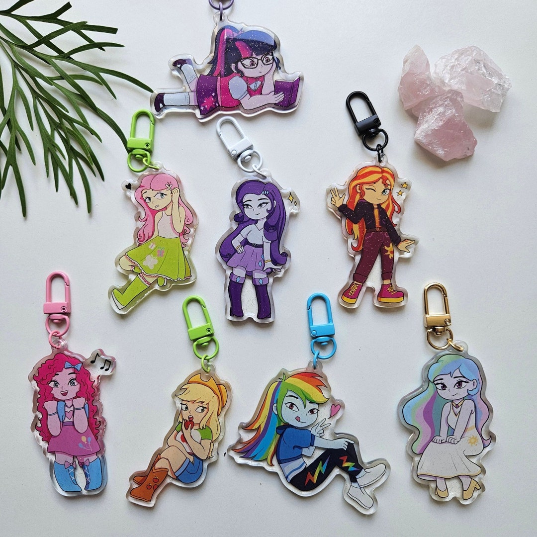 MLP Equestria Girls Acrylic Keychain - Etsy