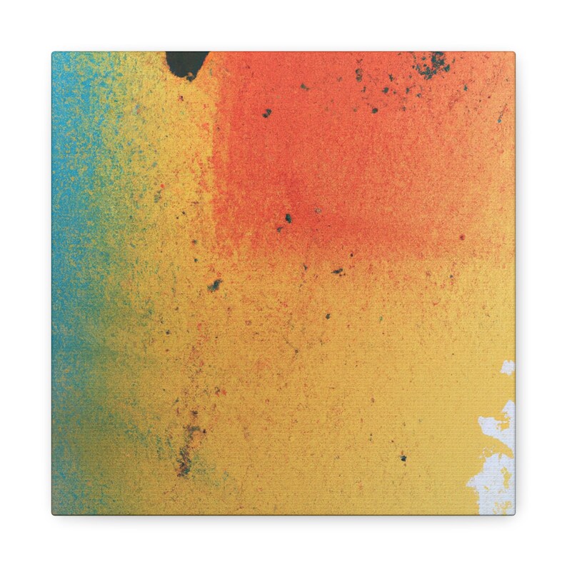 Canva Painting Handmade Artwork Colorful Abstract - Etsy