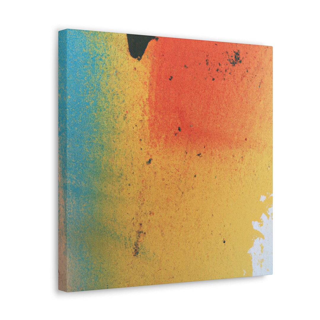 Canva Painting Handmade Artwork Colorful Abstract - Etsy