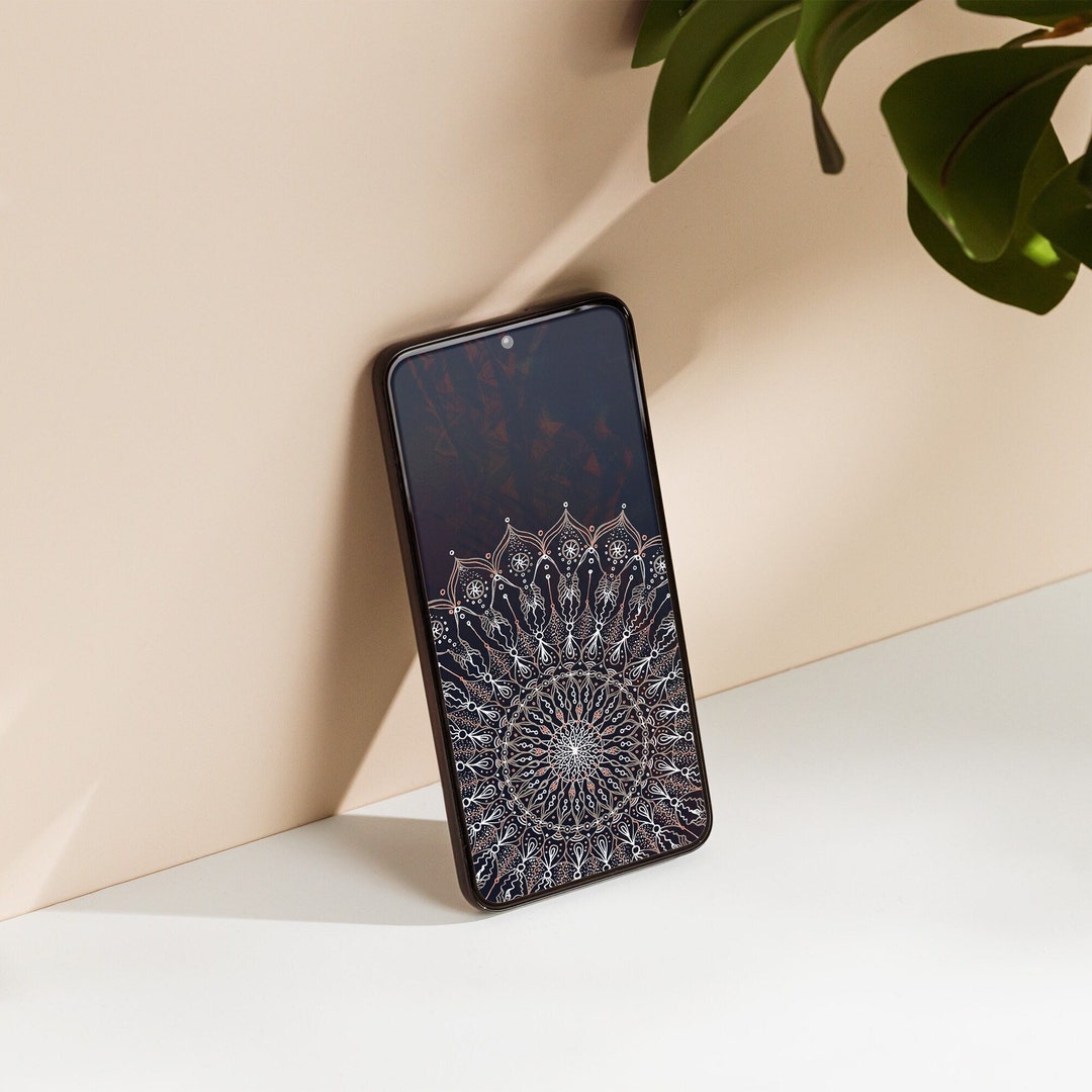 Phone Screensaver Mandala Wallpaper, iPhone Home Screen Downloadable ...