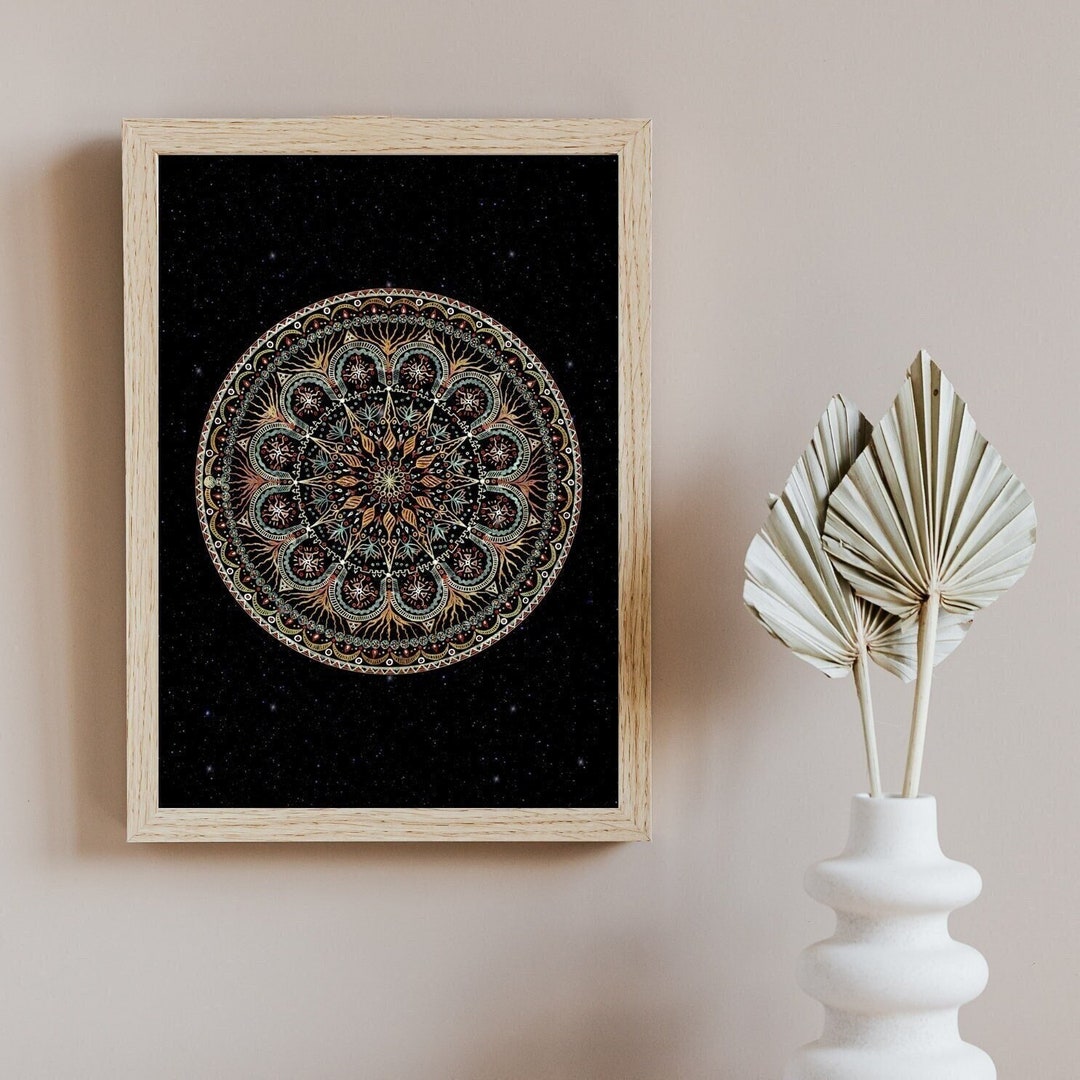 Mandala Your Path Spiritual Artwork, Mandala Digital File Download ...
