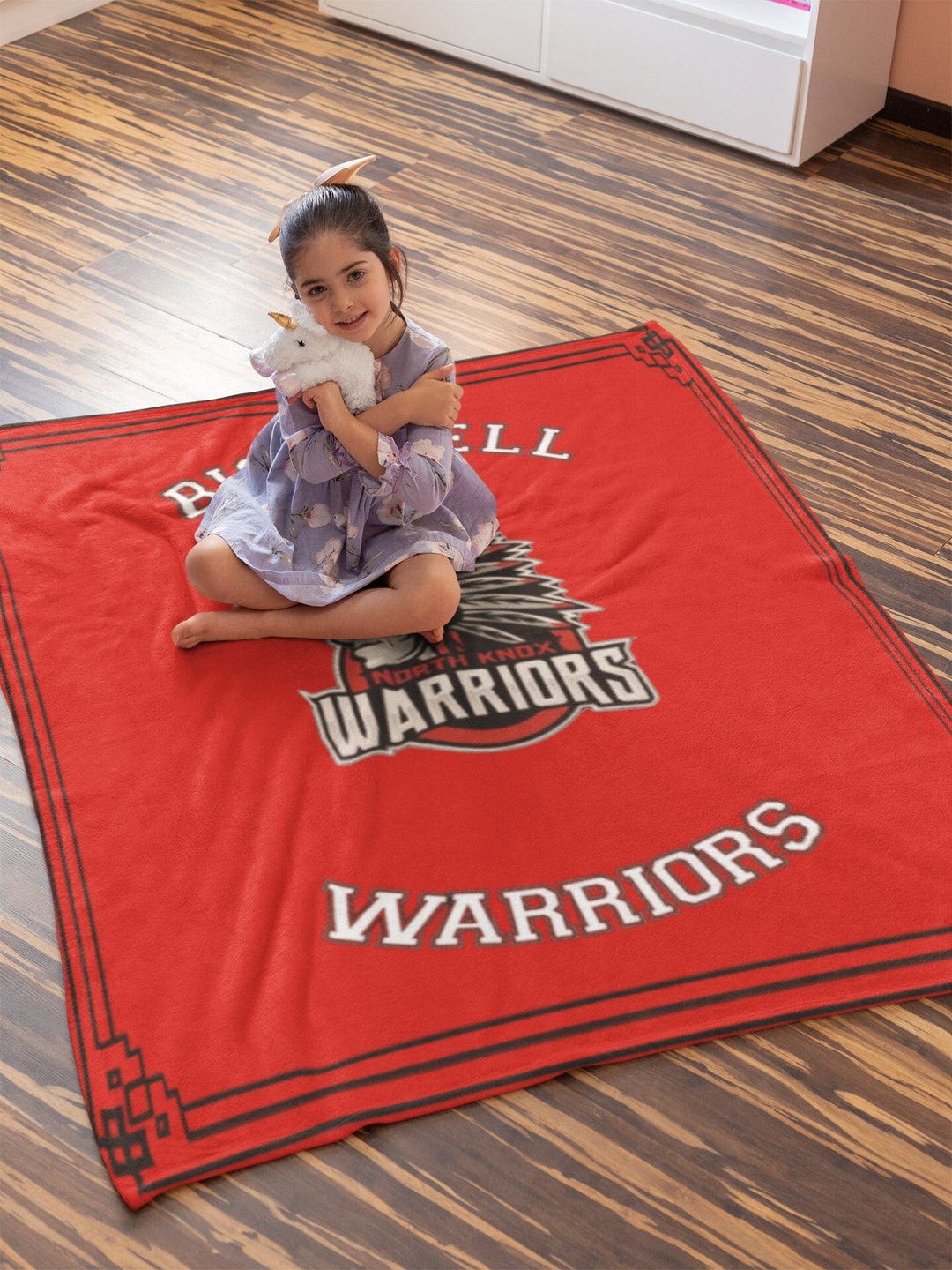 Custom School Blankets Personalized Fleece Throws for - Etsy