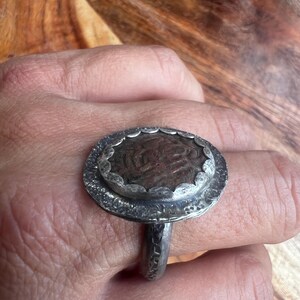 Ancient Indian Copper Coin Ring in Sterling Size 9 - Etsy