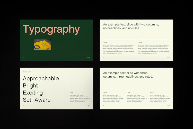 Modern Canva Presentation Template for Pitch Decks, Brand Guidelines ...