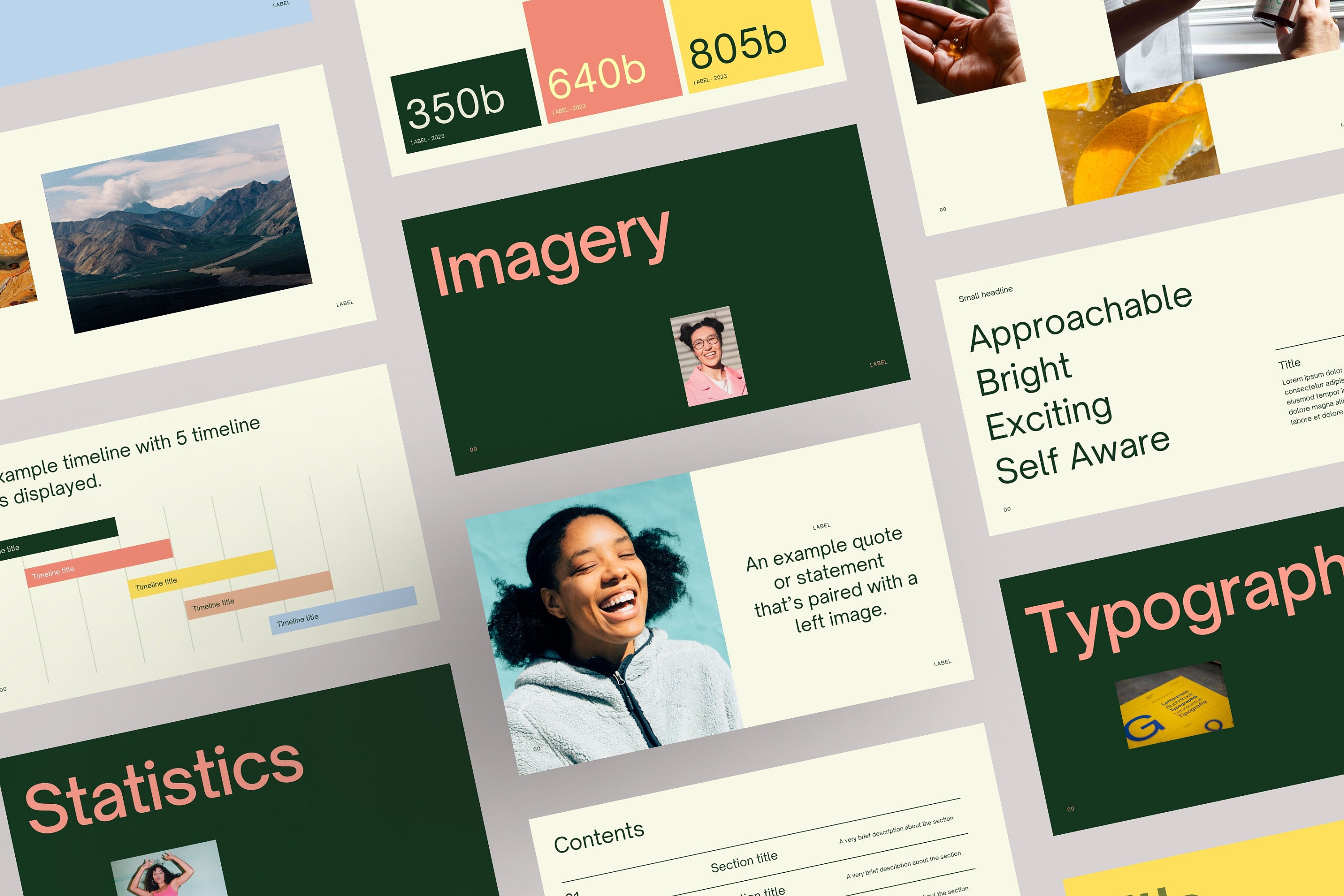 Modern Canva Presentation Template for Pitch Decks, Brand Guidelines ...